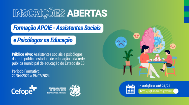 CEFOPE - Sedu promove formação para profissionais de Psicologia e ...
